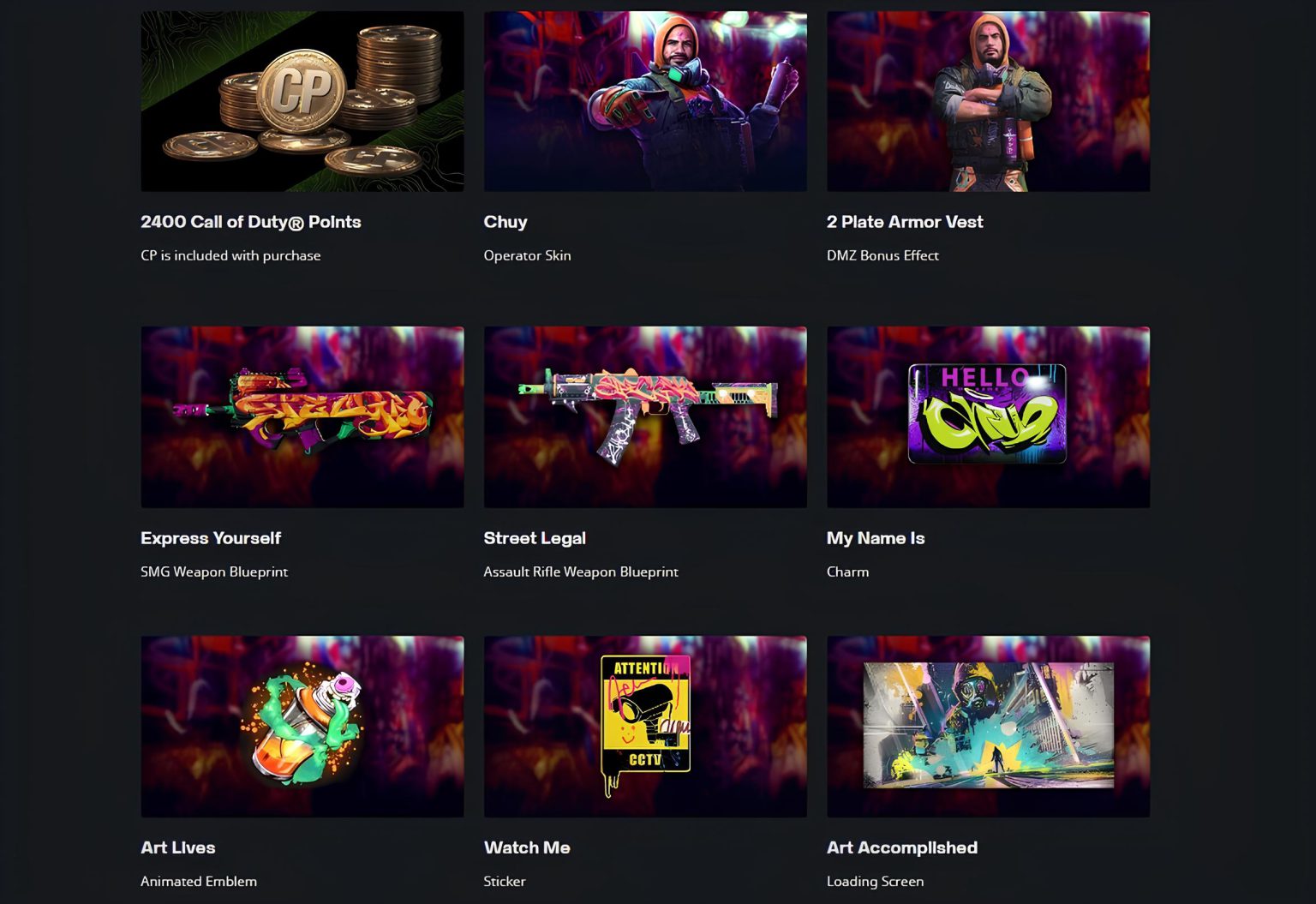 Call of Duty: MW II - Graffiti Tactical: Pro Pack - جی تو تِک